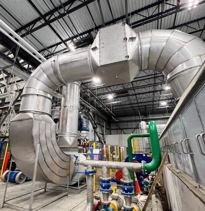 SS ductwork recently completed by our Team - Bluegrass Metal Works